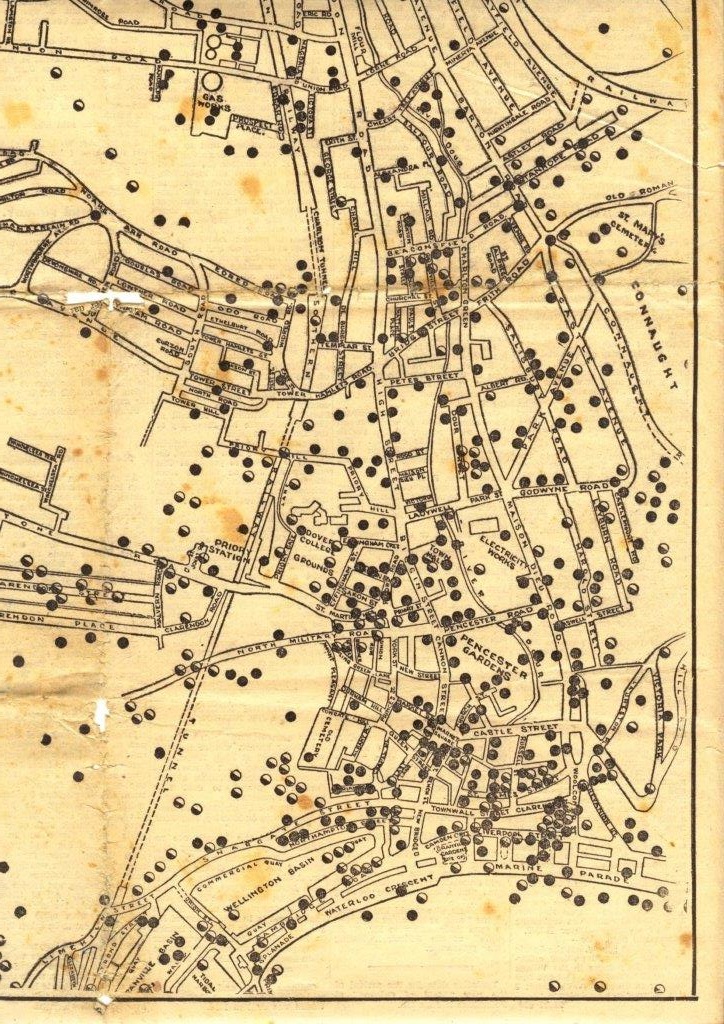 Doodle Bug (V1) Crash Locations, Kent, UK
